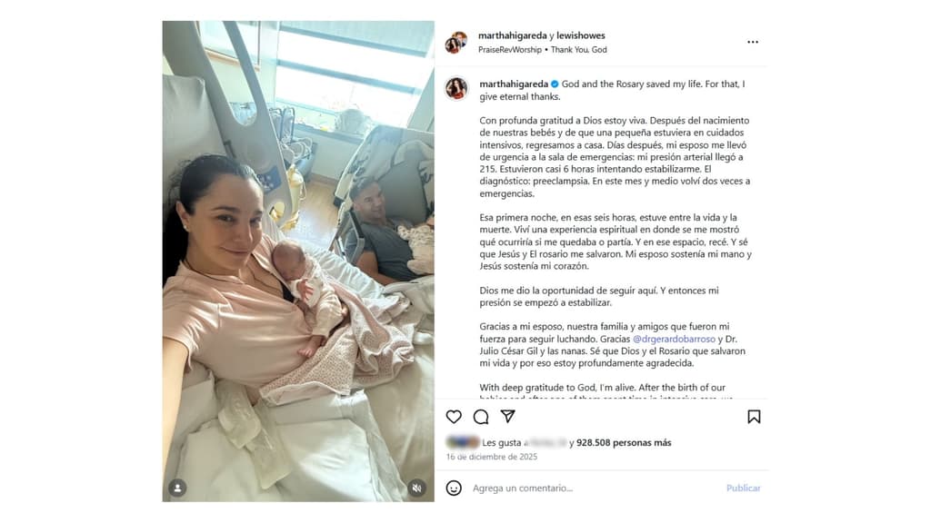 Bebé de Martha Higareda no podía respirar cuando nació: ella revela ...
