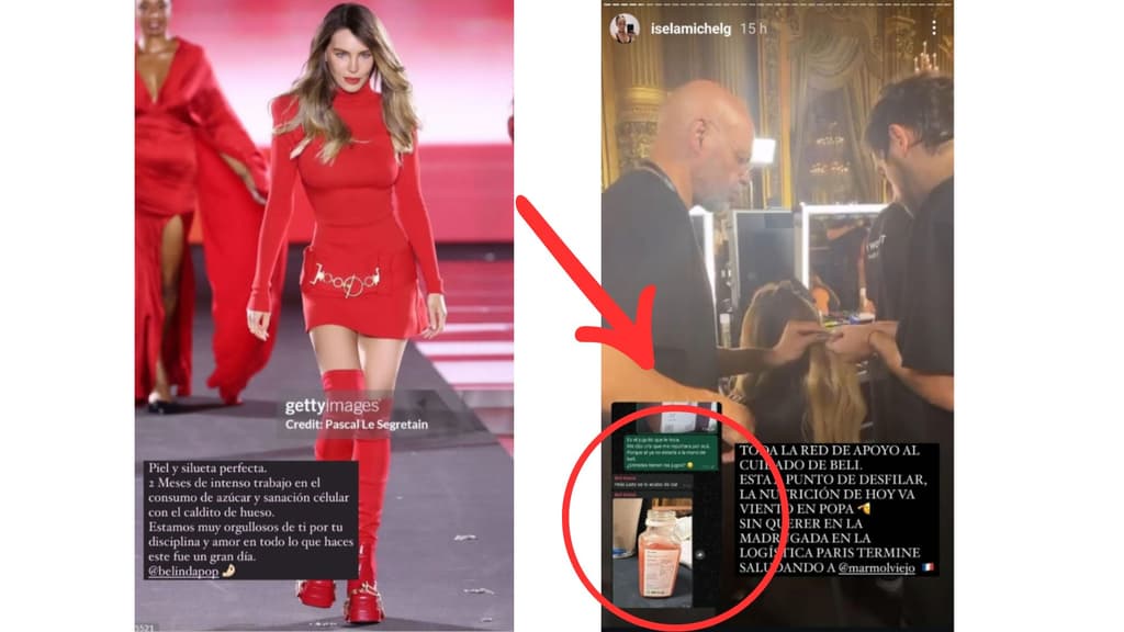 Belinda se preparó intensamente para el desfile donde se cayó (incluyó ...