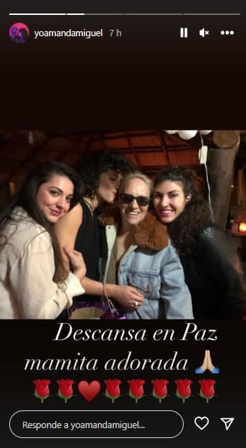 Muere la mamá de Amanda Miguel, a 9 meses de la partida de Diego ...