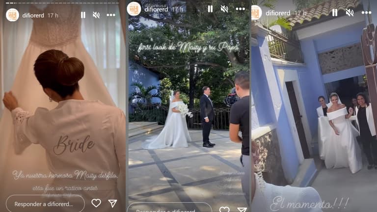 La boda de Maity Interiano en fotos: la ‘transformación’ del vestido ...