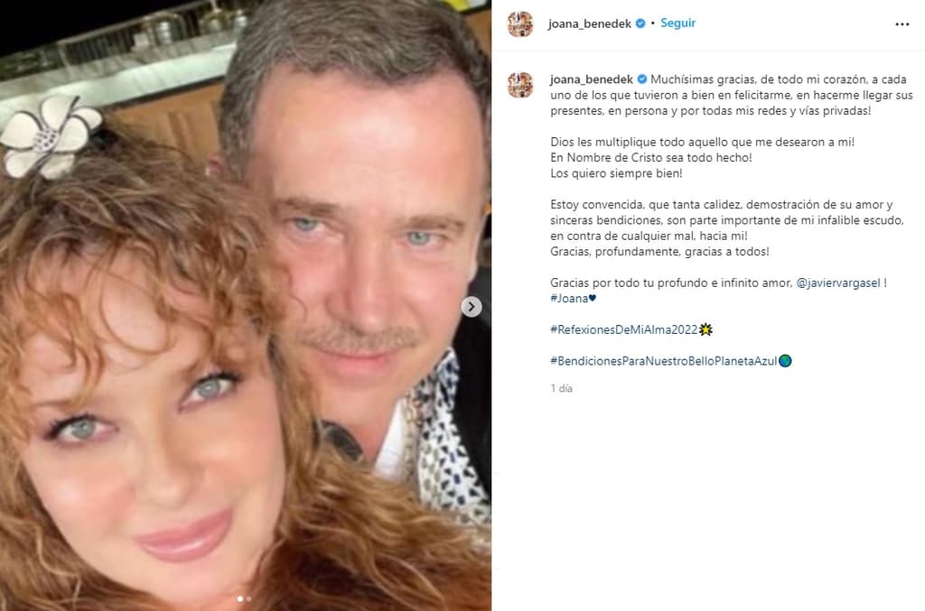 La retirada actriz Joana Benedek se casó a los 51 años | Univision Famosos | Univision