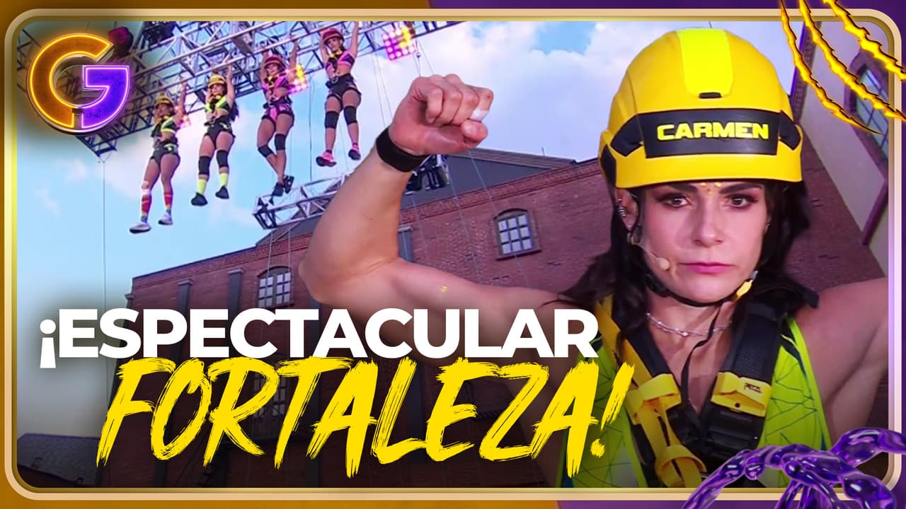 ¡Más de 15 METROS de ALTURA! Carmen presume sus brazos de acero en reto ...