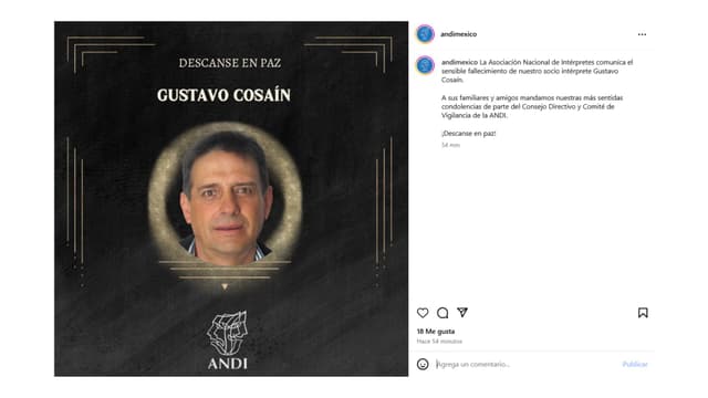 Muere Gustavo Cosaín: actor de Simplemente María había sido ...