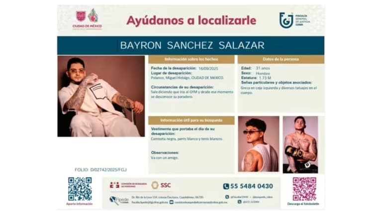 Bayron Sánchez y DJ Regio Clown desaparecidos en México: presidente de ...