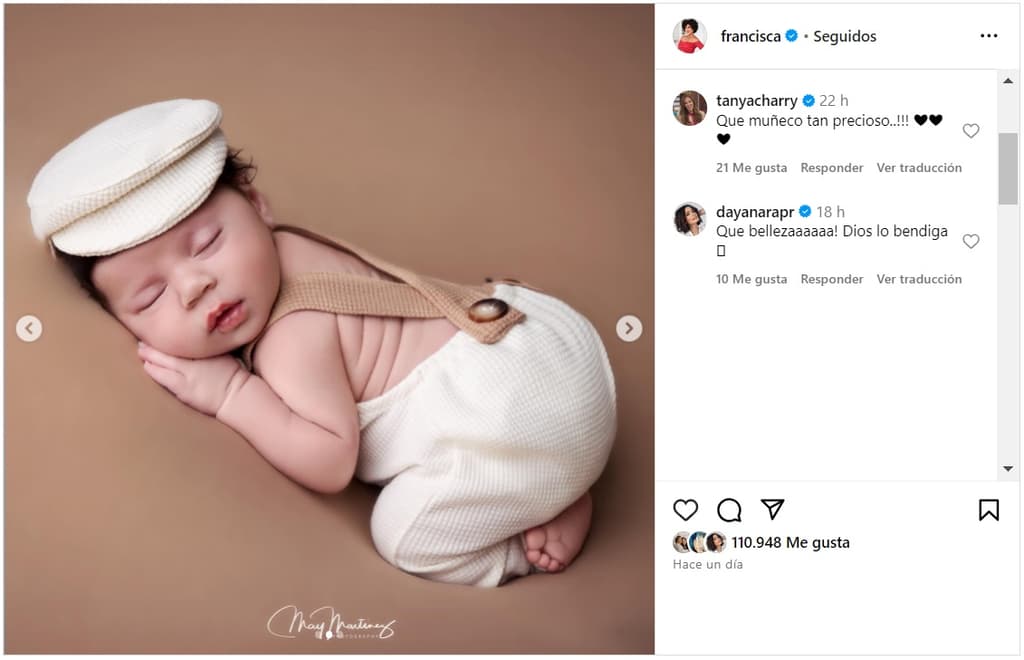 Bebé de Francisca, Franco Raffaele, protagoniza dulce sesión de fotos a ...