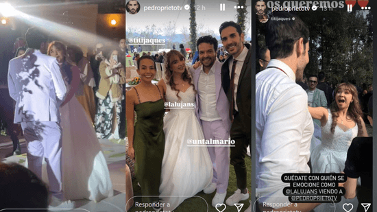 Con quién se casó Daniela Luján: imágenes de la íntima boda de la ...