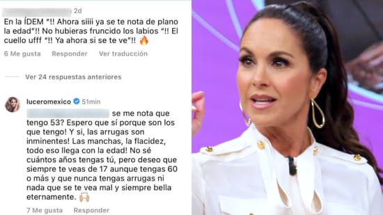 Lucero no se queda callada y responde a quien le dice que "ya se le ...