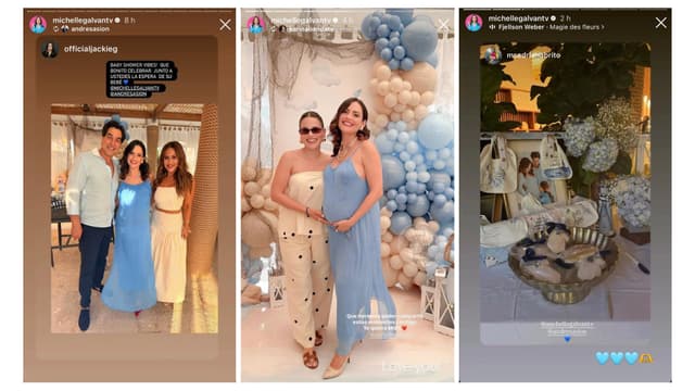 Michelle Galván celebra su baby shower, ¡su pancita ya está enorme ...