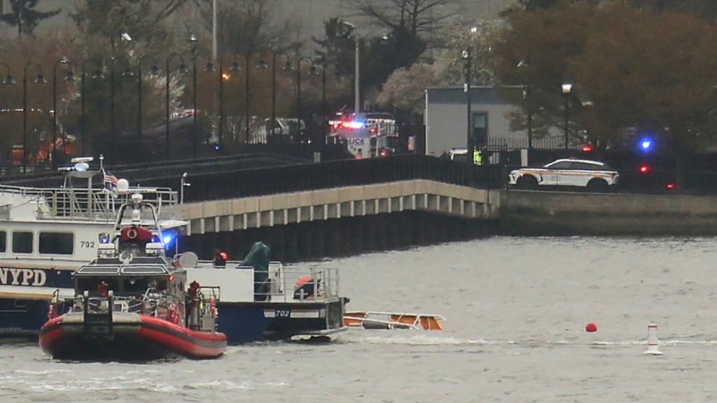 Accidente de helicóptero en el río Hudson en Nueva York: cinco víctimas ...