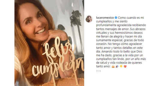 Lucero cumplió 53 años y compartió una foto al natural: otras imágenes ...