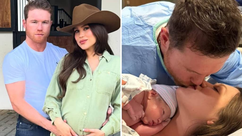 'Canelo' vs. Crawford: esposa de Saúl Álvarez reaparece con su bebé y ...
