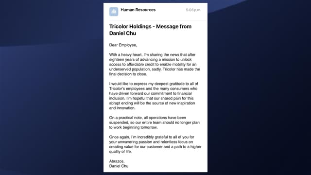 FBI detiene a Daniel Chu, fundador de Tricolor Auto, acusado de fraude ...