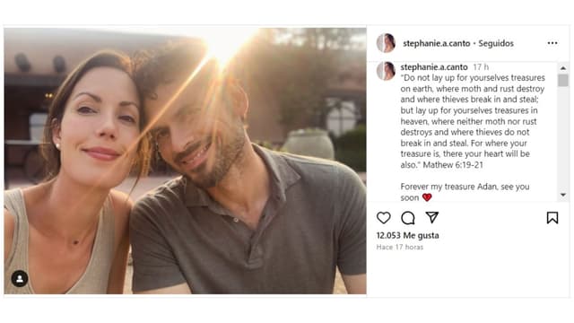 Adan Canto esposa: Stephanie Ann Canto despide al actor con emotivo ...