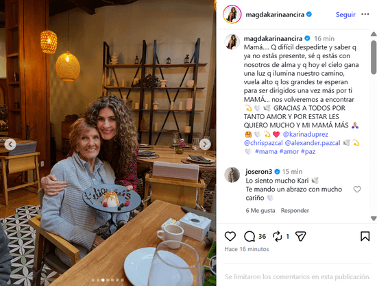 Muere Karina Duprez, de 'La Usurpadora': su hija rompe el silencio y ...