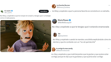 “No, Riley, y espérate a que”: El significado de la frase viral y los ...