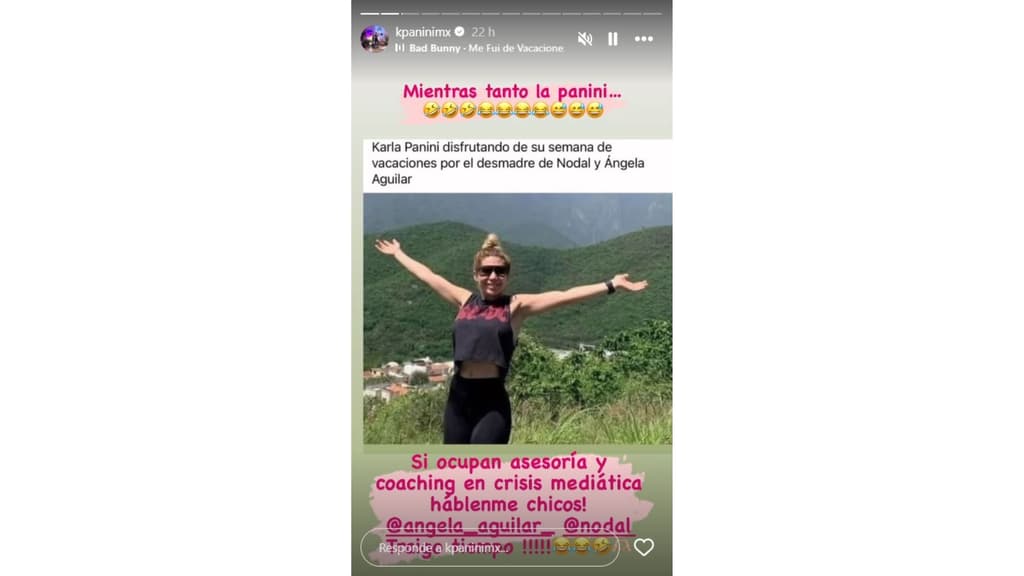 Karla Panini envía mensaje a Nodal y Ángela Aguilar ante el ‘hate’ por ...