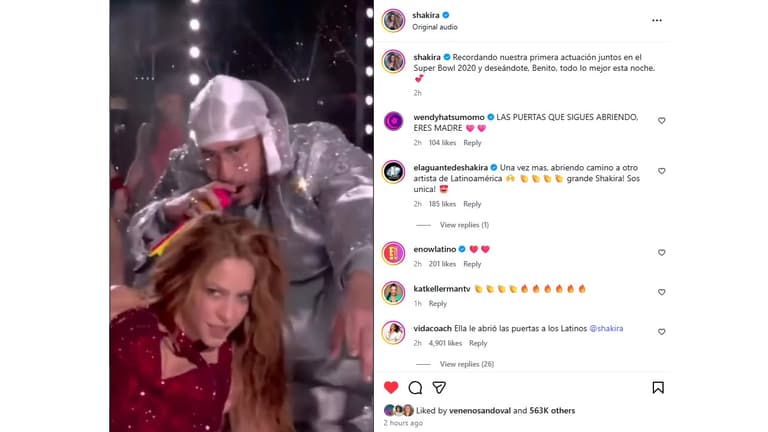 Super Bowl Bad Bunny: Jennifer López y Shakira le envían sus mejores ...