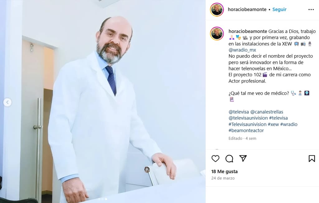 Horacio Beamonte, actor de Imperio de Mentiras, hospitalizado ...