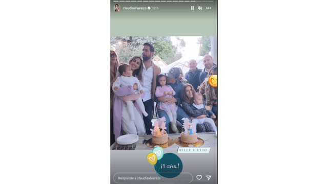Claudia Álvarez y su esposo, Billy Rovzar, festejaron el primer ...
