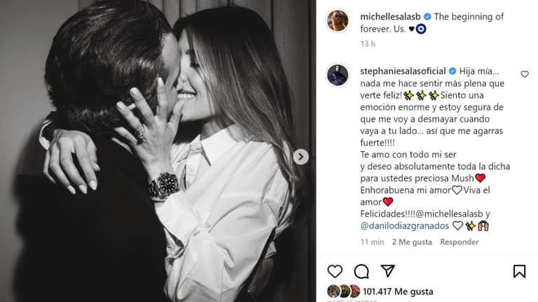 Michelle Salas y su novio anuncian compromiso: Stephanie Salas se ...