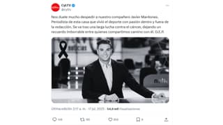 Muere Javier Mardones, famoso periodista deportivo tras luchar contra ...
