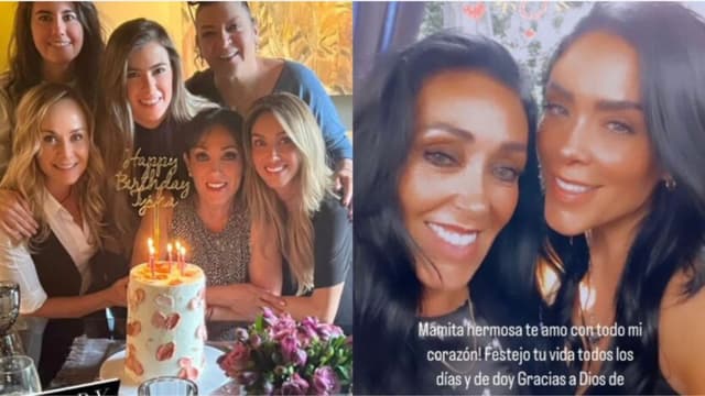 Anahí se deja ver junto a su mamá e impresiona porque son idénticas ...
