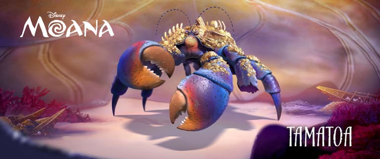 Conoce a los personajes de Moana, la película animada de Disney ...
