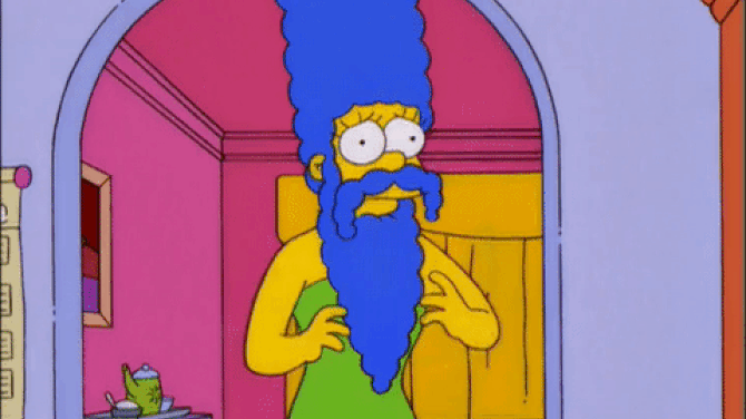 ¿Es un conejo? La asombrosa teoría que explicaría el peinado de Marge ...
