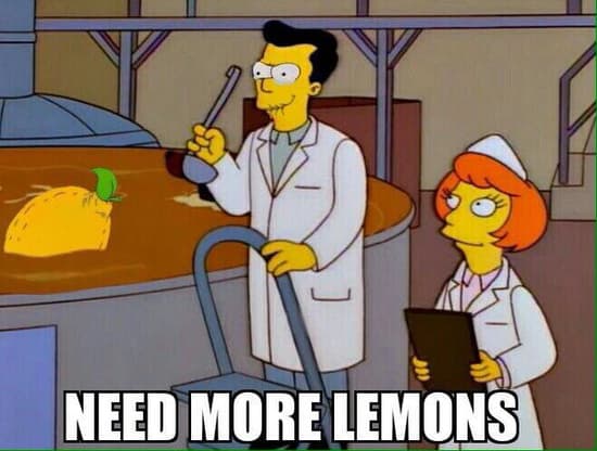 La tendencia son los memes de limones en Los Simpson porque... INTERNET ...