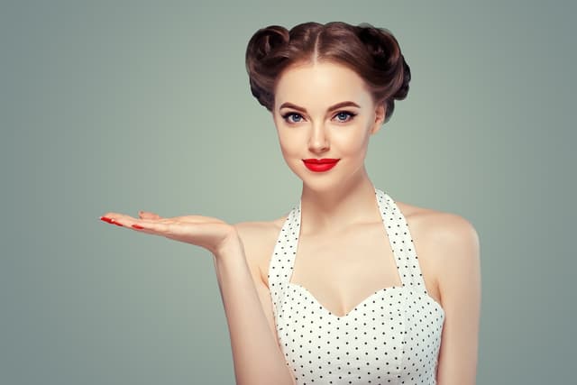 El estilo pin up está de vuelta y así lo puedes usar para no verte ...