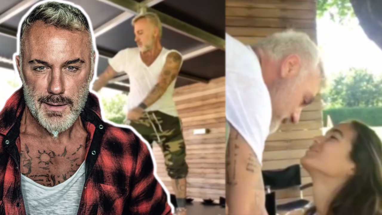 Al ritmo del ‘floss dance' Gianluca Vacchi besa a Sharon Fonseca ...