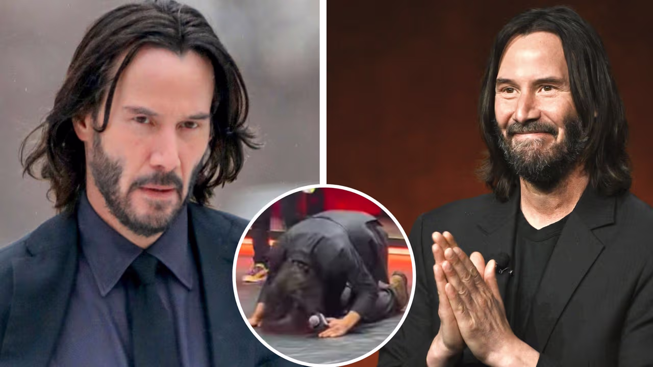 Keanu Reeves se arrodilló ante sus fans como agradecimiento por apoyar ...