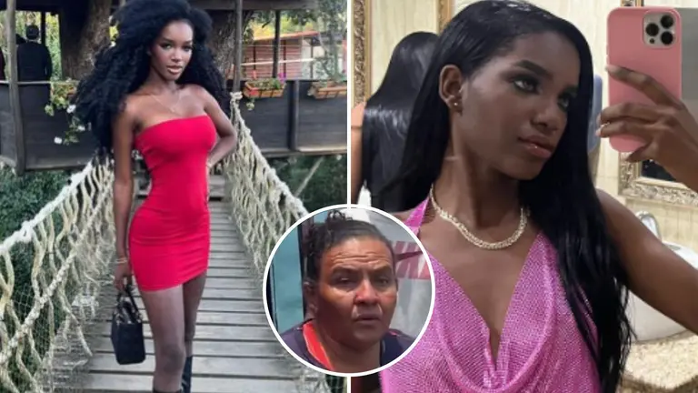 Brenda Perlaza, conocida como ‘La Barbie negra’, mostró en video la ...
