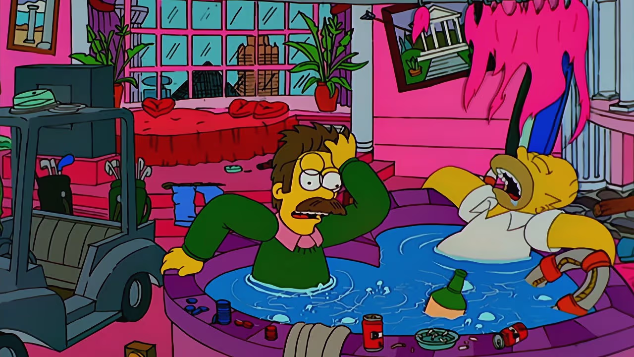 Ned Flanders tiene una banda tributo de heavy metal que es GENIAL ...