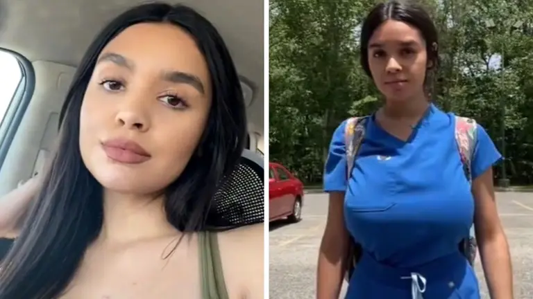 Enfermera es criticada en TikTok por usar su uniforme entallado al ...