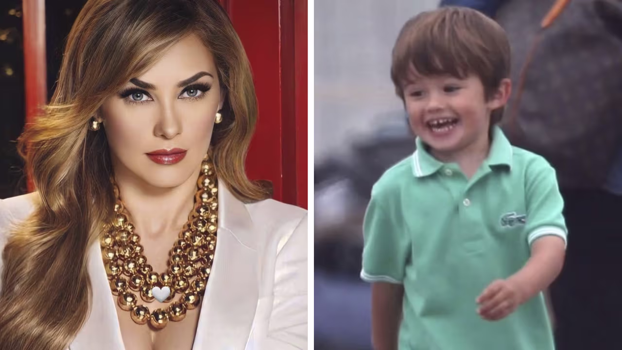 Aracely Arámbula se conmovió con estas fotos inéditas de su hijo Daniel ...