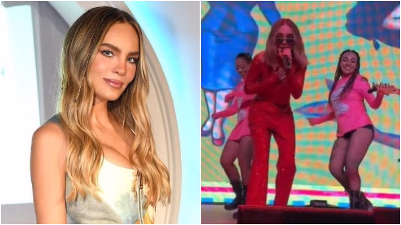 Belinda le pega a fan en pleno concierto y esto hizo al darse cuenta ...