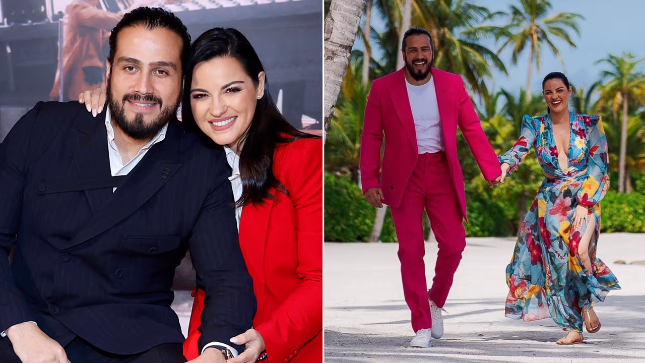 Maite Perroni y su esposo de luna de miel: la pareja posa desde ...