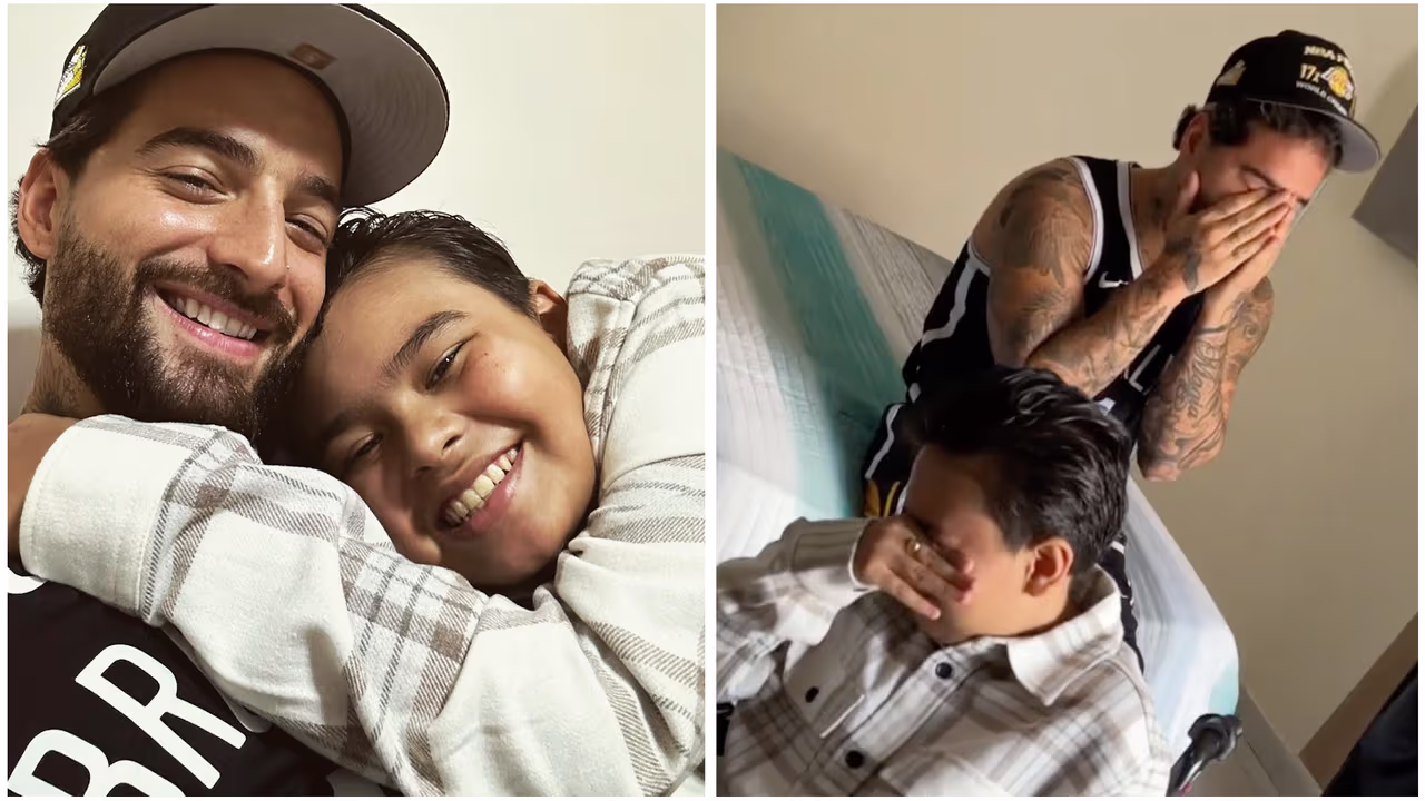 Maluma le cumple una promesa a un pequeño fan con cáncer y le regala ...