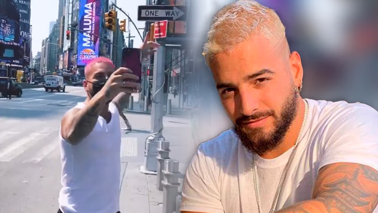 Maluma viaja de Miami a Nueva York y al descubrir su imagen en Times ...