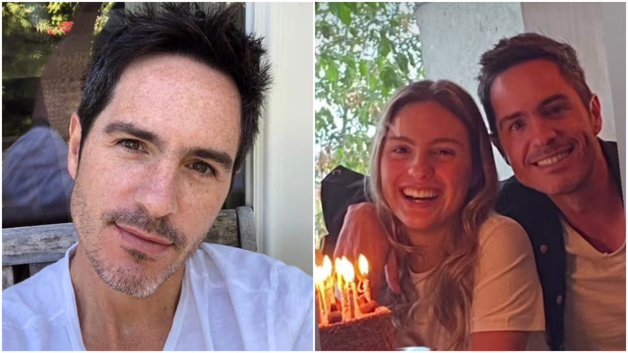 Mauricio Ochmann es felicitado por María José del Valle Prieto, su ...