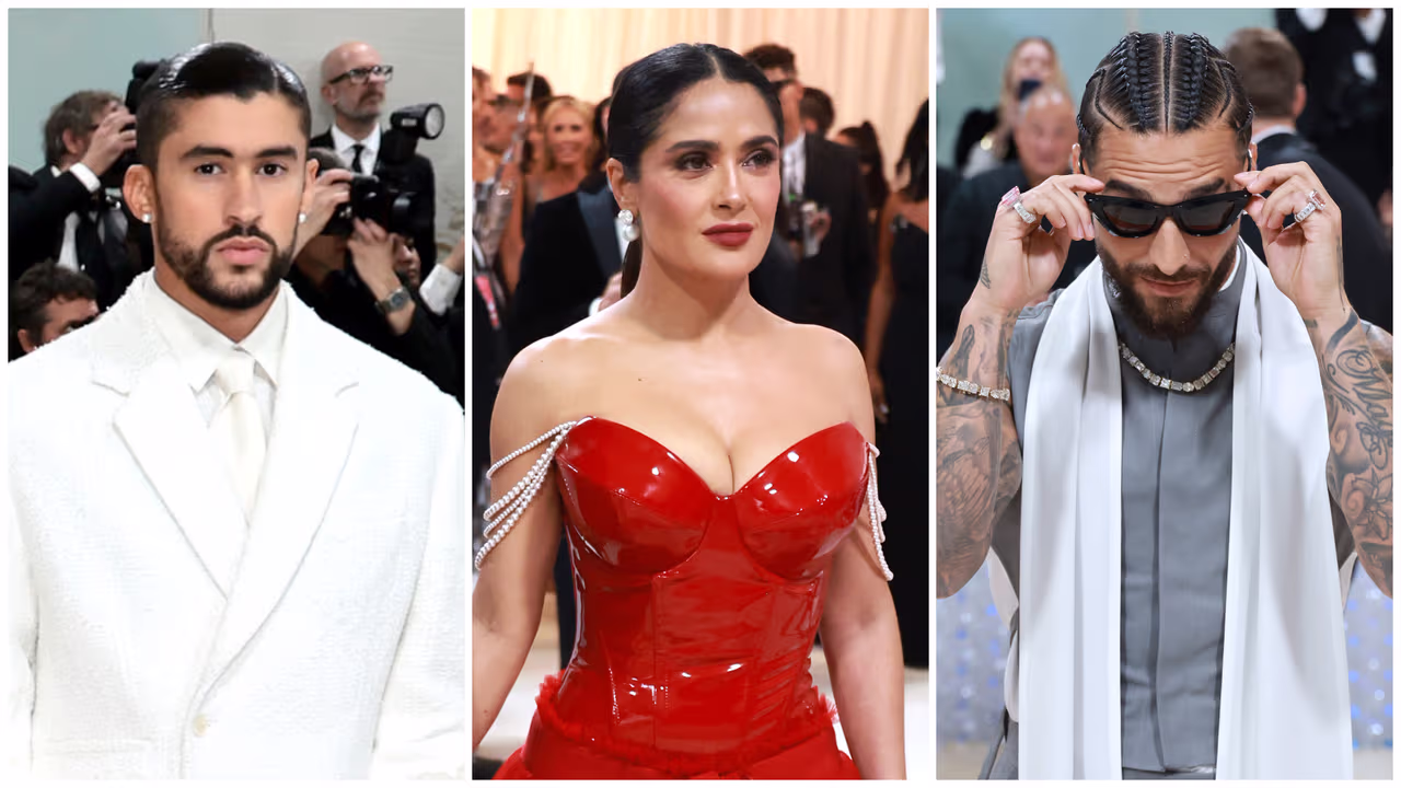 Met Gala 2023: Bad Bunny, Salma Hayek, Maluma y más latinos brillaron ...