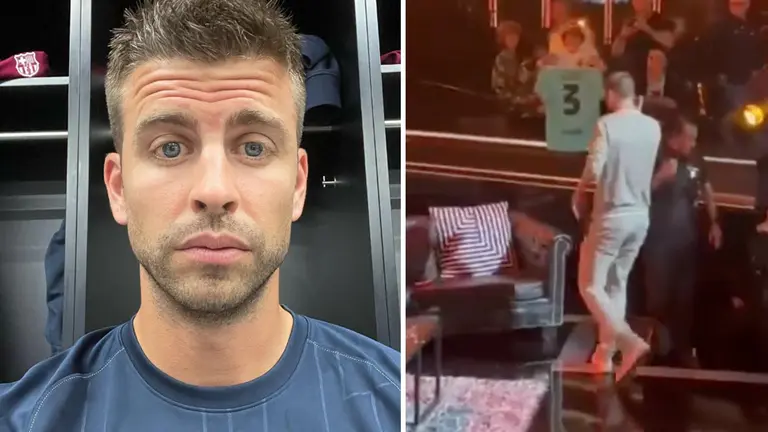 En video: Gerard Piqué sufre aparatosa caída en la presentación de la ...