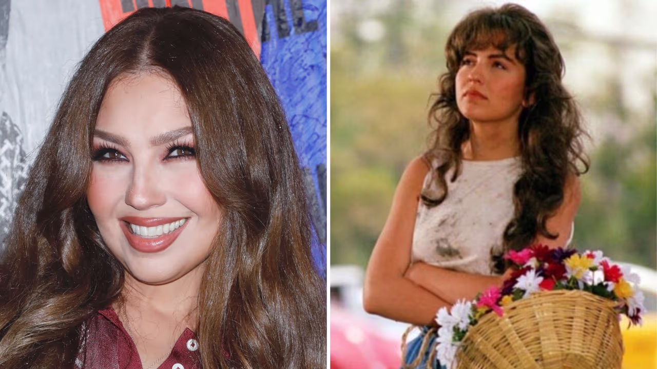 Thalía mostró su calcetín con hoyos en video y bromeó que se trata de ...