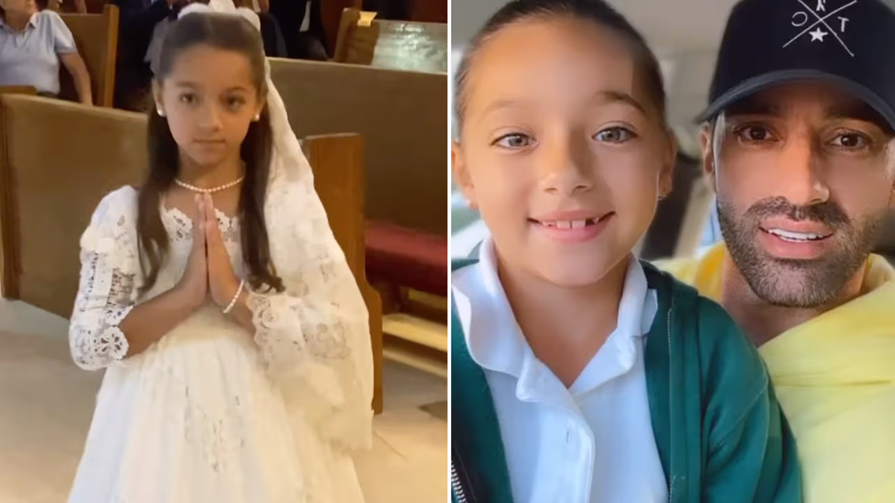 Toni Costa regala una joya muy especial a Alaïa en su primera comunión ...