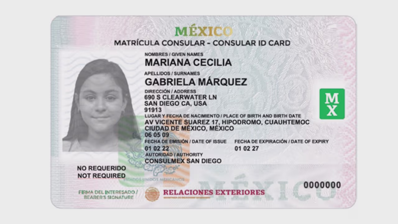 Esto es lo que debes saber de la nueva matrícula consular mexicana de ...