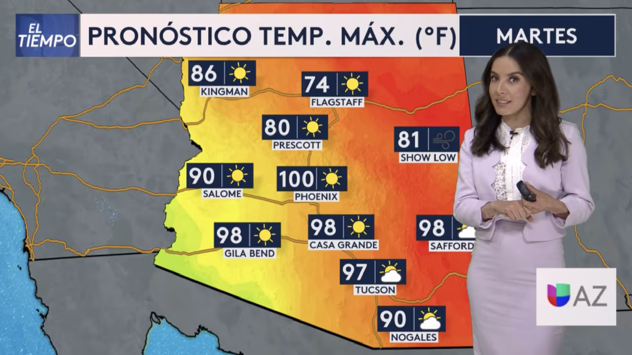 Se esperan temperaturas por debajo del promedio normal para Arizona ...