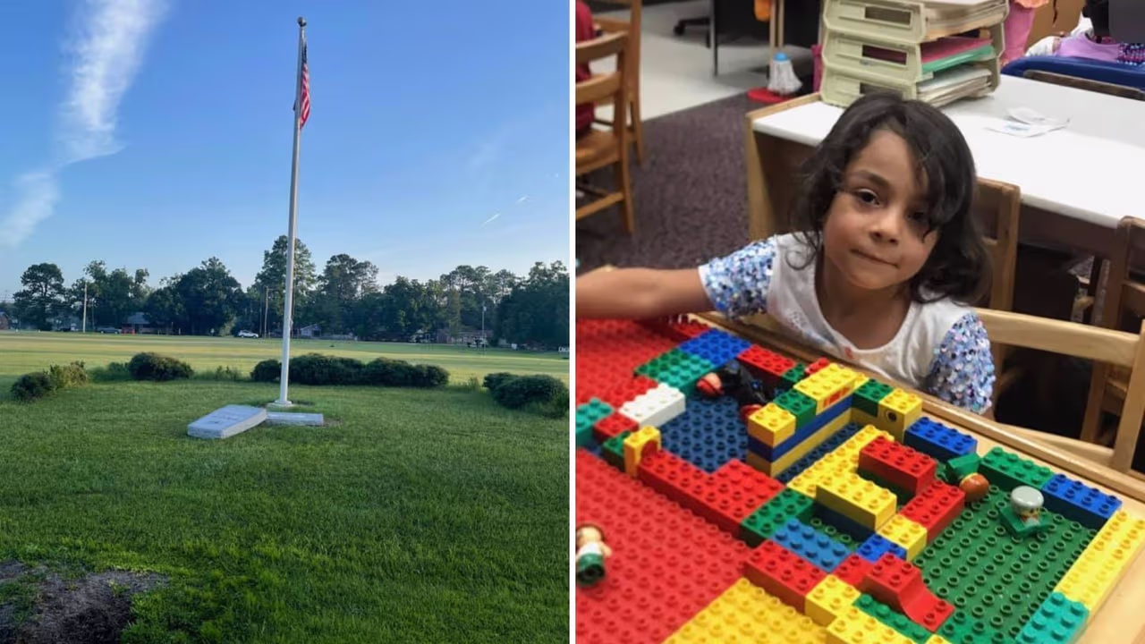 Bella Bennett, de 5 años, muere aplastada por un monumento mientras ...