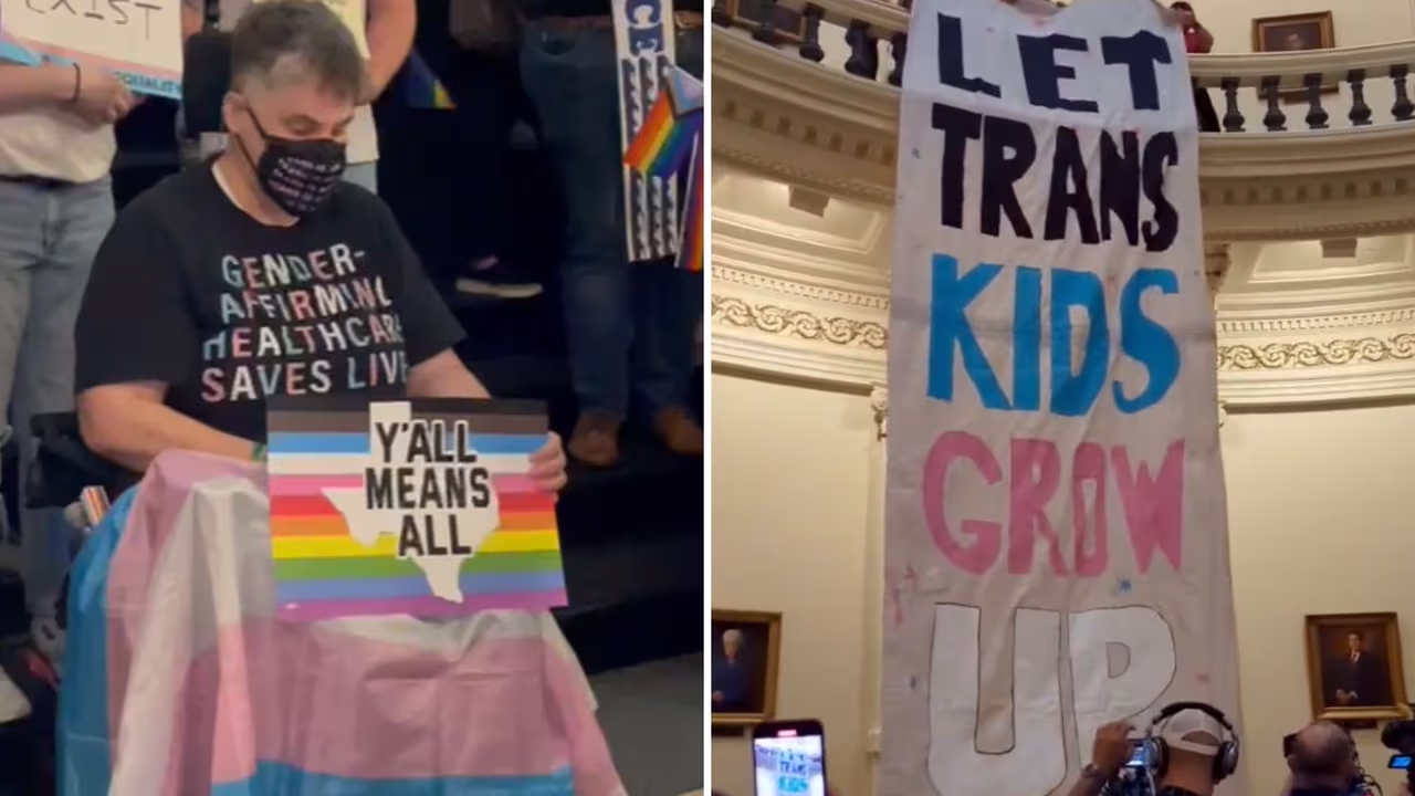 Cámara evalúa medida que afectaría a niños transgénero en Texas | Video ...