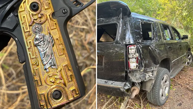 Arrestan a hombre con armas y droga tras una persecución en Mustang Ridge, Texas | Fotos ...